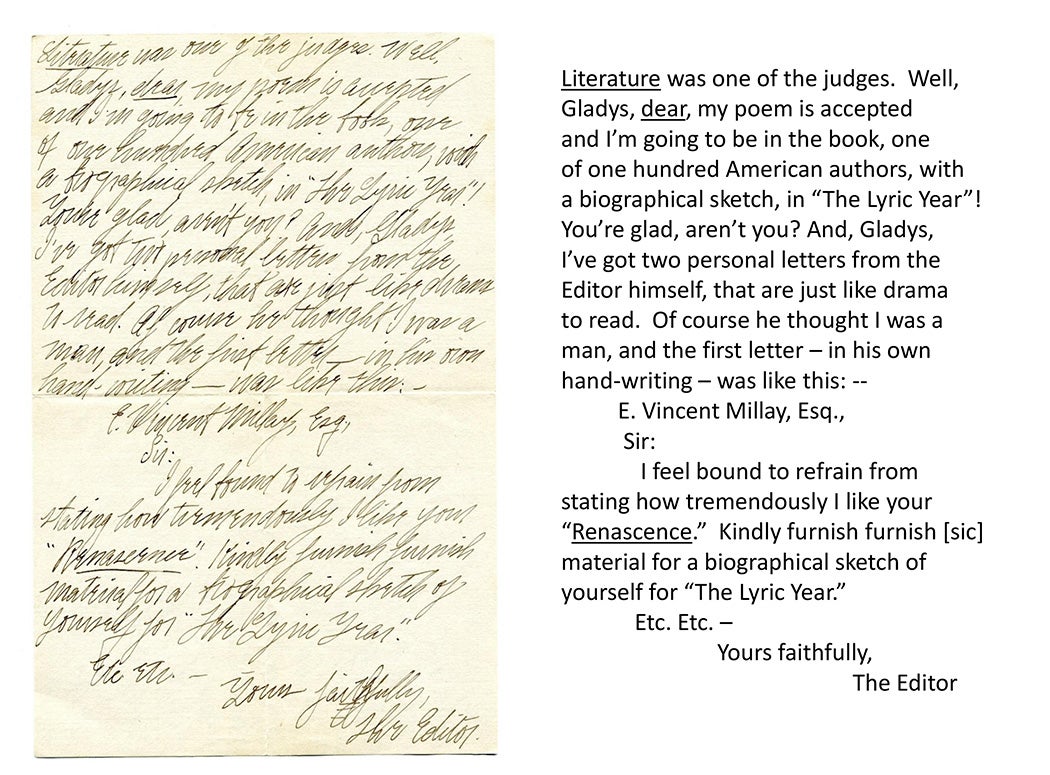 13 Ways of Looking at Edna St. Vincent Millay - JSTOR Daily