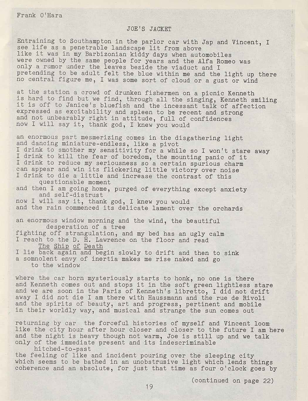 12 Poems by Frank O’Hara - JSTOR Daily